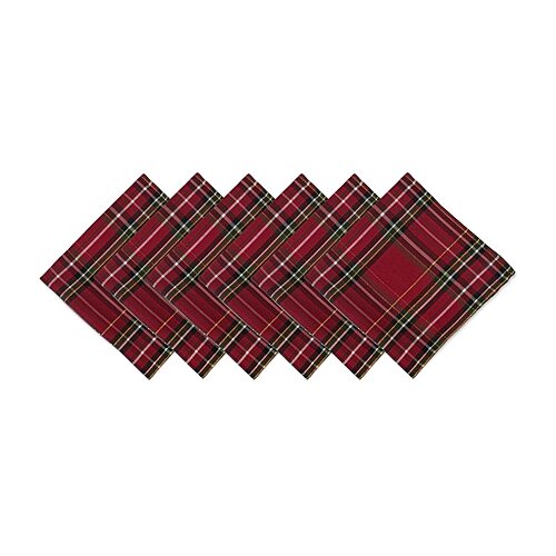 Click here for Design Imports Holiday Metallic Plaid 6-pc. Napkin... prices