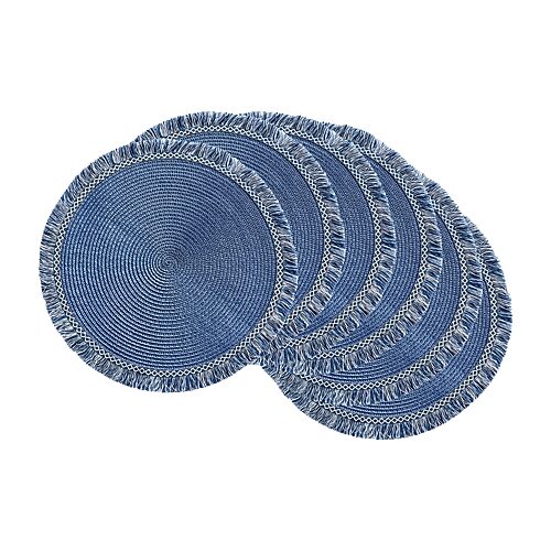 Click here for Design Imports Round 6-pc. Fringed Placemat  One S... prices