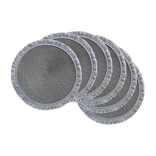 Click here for Design Imports Round 6-pc. Fringed Placemat  One S... prices