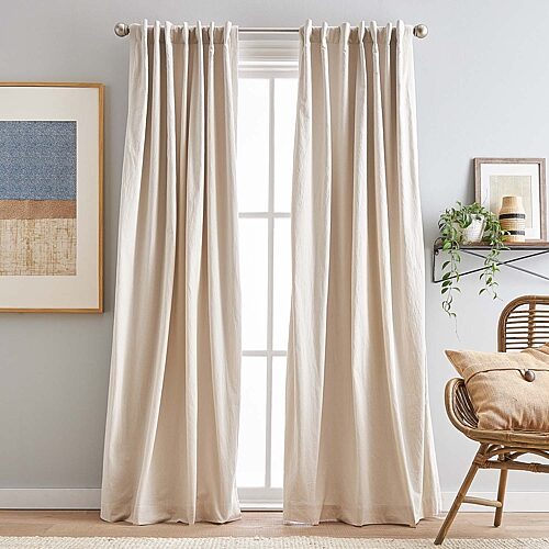 Peri Home Sanctuary Back Tab Lined 2 Piece Curtain Panel Collection