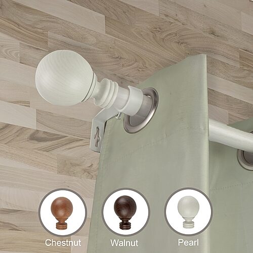 Click here for Rod Desyne Globe 1 IN Adjustable Curtain Rod  One... prices