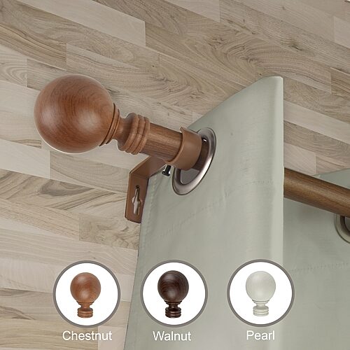 Click here for Rod Desyne Globe 1 IN Adjustable Curtain Rod  One... prices