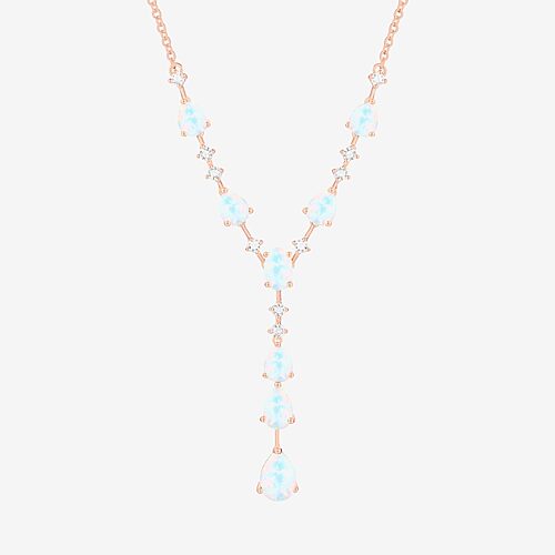 Click here for Womens Gemstone 14K Gold Over Silver Y Necklace  O... prices