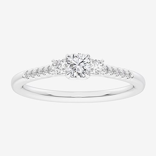 Click here for (G-H / Si1-Si2) Womens 1/3 CT. T.W. Lab Grown Whit... prices