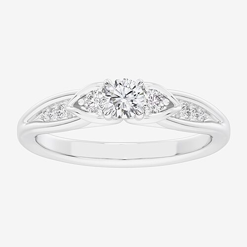 Click here for (G-H / Si1-Si2) Womens 1/3 CT. T.W. Lab Grown Whit... prices