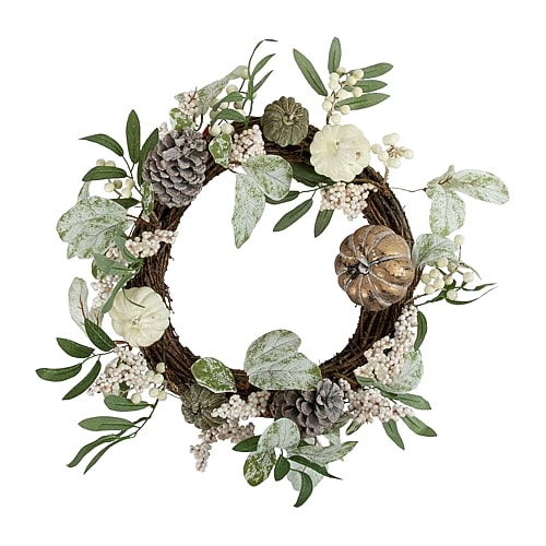 Click here for Northlight 20in Pumpkin And Berries With Pinecones... prices