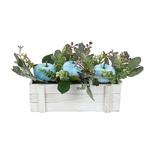 Click here for Northlight 18in Fall Harvest Foliage And Blue Pump... prices