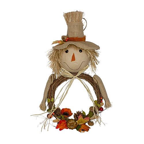 Click here for Northlight 20in Tan And Orange Fall Harvest Scarec... prices