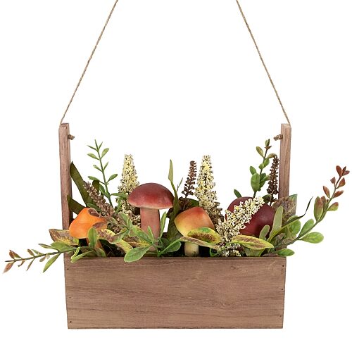 Click here for Northlight 19in Mushroom And Foliage Wooden Fall H... prices