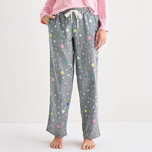 Click here for Sleep Chic Womens Flannel Pajama Pants  Small  Gra... prices
