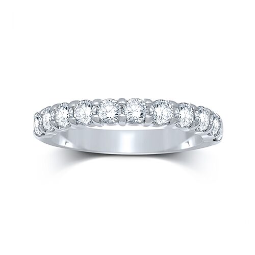 Click here for 1 CT.T.W. Natural Diamond 14K White Gold Band  5... prices