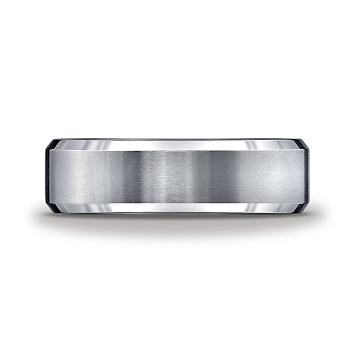 Click here for Mens Titanium Satin Center 7mm Wedding Band  13 1/... prices