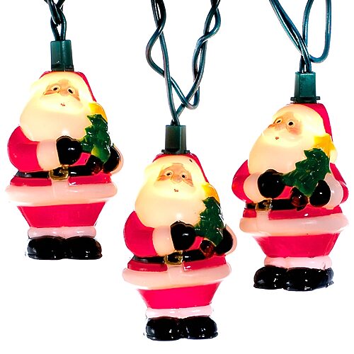 Click here for Kurt Adler Santa With Christmas Tree Light Set  On... prices