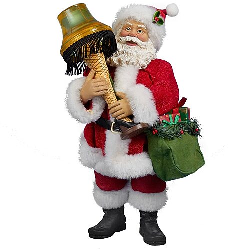 Click here for Kurt Adler 10 Inch Leg Lamp Fabriche Santa with Li... prices
