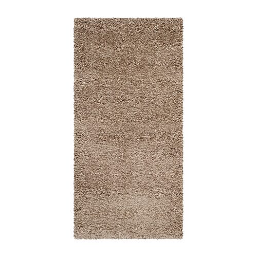 Safavieh Milan Collection Harper Solid Shag Indoor Rectangular Accent Rug  One Size  Beige