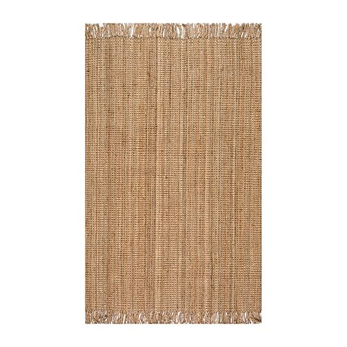 Click here for nuLoom Hand Woven Chunky Loop Jute Rug  One Size... prices