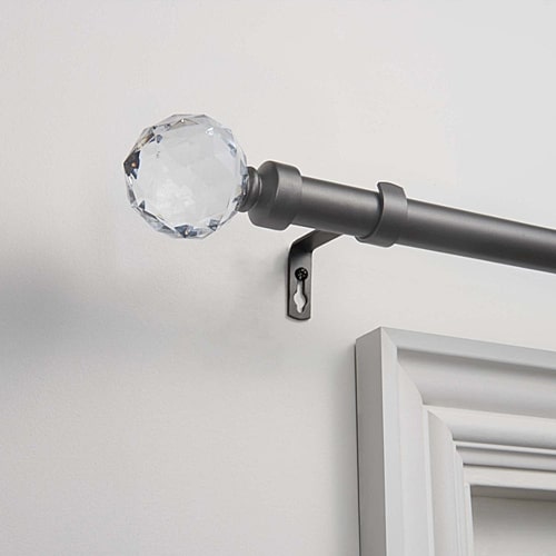 Click here for Exclusive Home Curtains Crystal Ball 1 IN Adjustab... prices