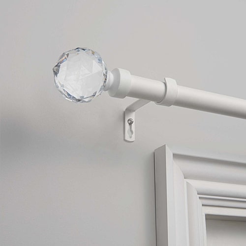 Click here for Exclusive Home Curtains Crystal Ball 1 IN Adjustab... prices