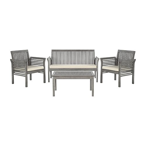 Click here for Carson 4-pc Outdoor Conversation Set  One Size  Gr... prices