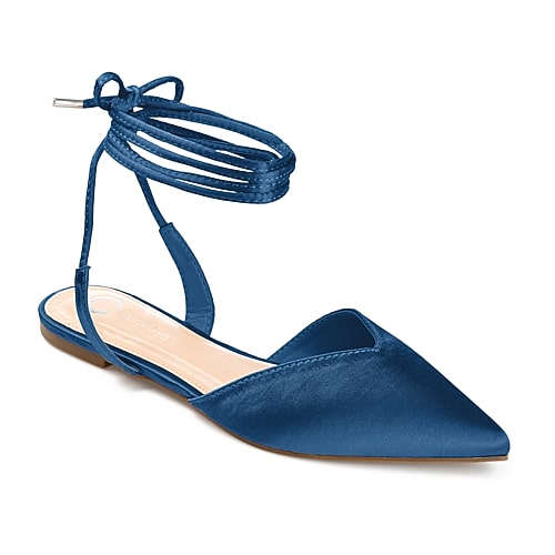 Click here for Journee Collection Theia Womens Pointed Ballet Fla... prices