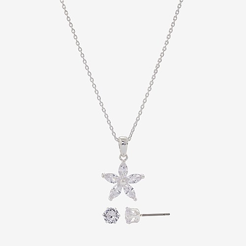 Click here for Sparkle Allure Womens Cubic Zirconia Pure Silver O... prices