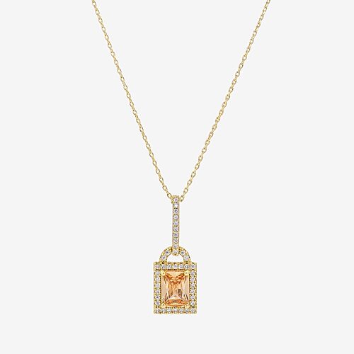 Click here for Sparkle Allure Womens Champagne Cubic Zirconia 14K... prices