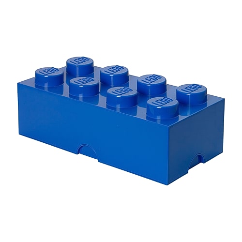 Click here for LEGO Storage Brick 8 Bright Blue Toy Box  One Size... prices