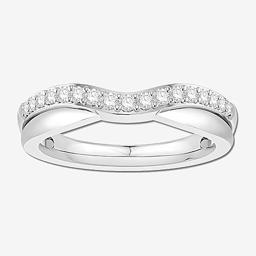 Click here for 1/4 CT.T.W. Natural Diamond 10K or 14K Gold Curved... prices