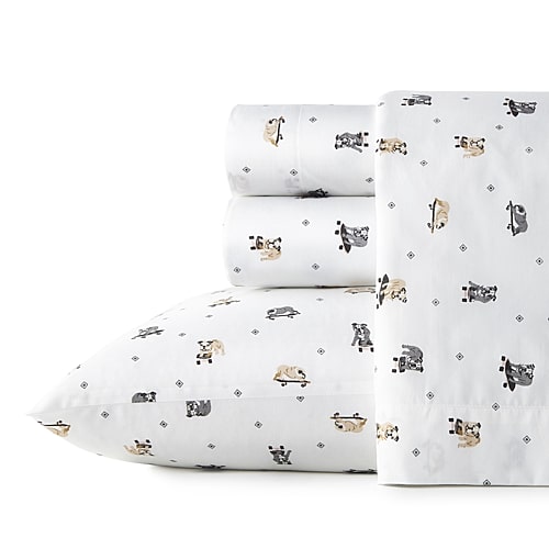 Click here for Poppy & Fritz Cotton Peracle Printed Sheet Set  On... prices