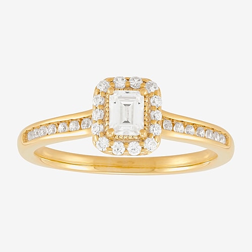 Click here for (H-I / Si1-Si2) Womens 1/2 CT. T.W. Lab Grown Whit... prices