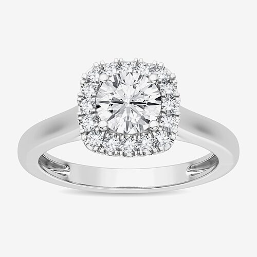 Click here for 1 CT. T.W. Lab-Grown (G-H / SI1-SI2) Diamond Cushi... prices