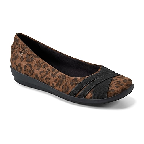 Click here for Easy Spirit Womens Acasia Slip-on Flats - Leopard/... prices