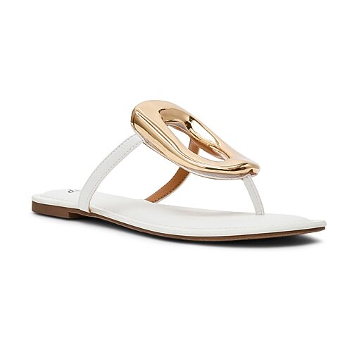 Click here for DV8 Womens Genoveev Slide Sandals  9 Medium  White prices