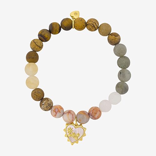 Click here for Unwritten Mother of Pearl Heart and Star Multi Col... prices