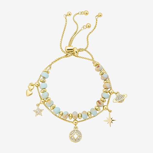Click here for Footnotes Celestial Charm Beaded Womens Multi Colo... prices