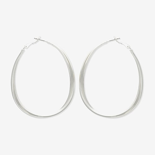 Click here for Bold Elements Womens Stainless Steel 53.3mm Hoop E... prices