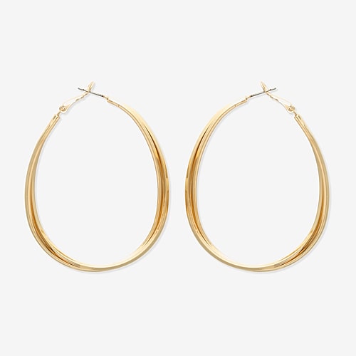 Click here for Bold Elements Womens Stainless Steel 53.3mm Hoop E... prices
