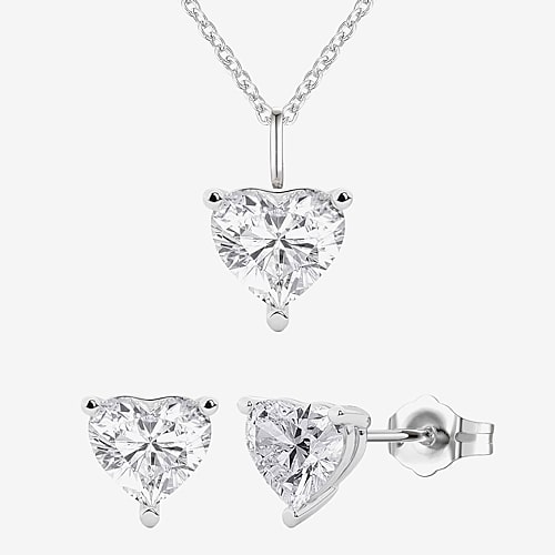 Click here for Womens Lab Created White Sapphire Sterling Silver... prices