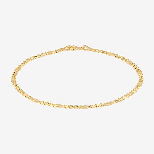 Click here for Made in Italy Womens 14K Gold 7.5 Inch Semisolid F... prices