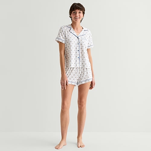 Click here for Arizona Body Womens Short Sleeve 2-pc. Juniors Paj... prices