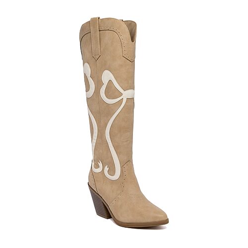 Click here for Sugar Kammy Womens Block Heel Cowboy Boots  8 Medi... prices
