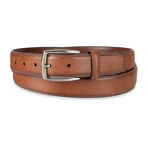 Click here for Stafford 32mm Fes Pebble Mens Belt  Large  Beige prices