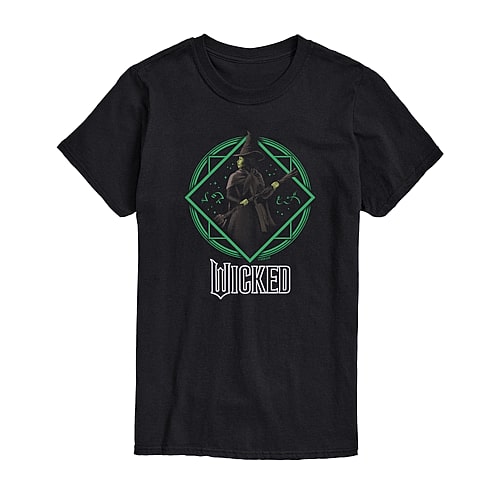 Click here for Mens Wicked Graphic T-Shirt  Large Tall  Black prices