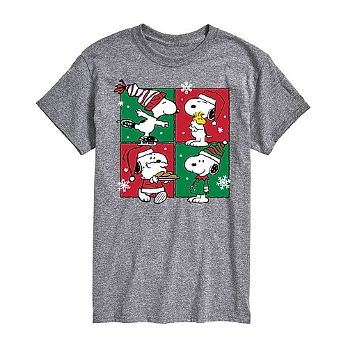 Click here for Mens Snoopy Graphic T-Shirt  Large Tall  Gray prices