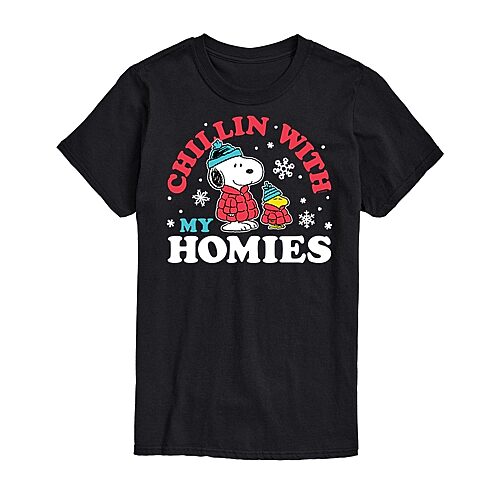 Click here for Mens Peanuts Graphic T-Shirt  2x-large Tall  Black prices