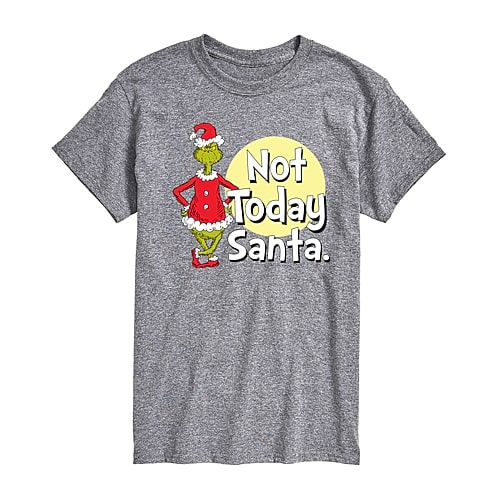 Click here for Mens Grinch Graphic T-Shirt  Large Tall  Gray prices