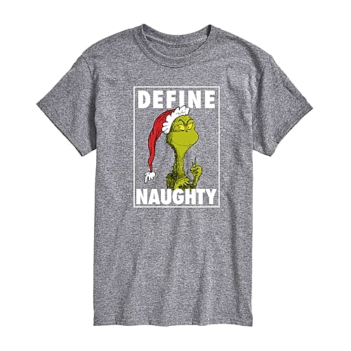 Click here for Mens Grinch Graphic T-Shirt  4x-large Tall  Gray prices