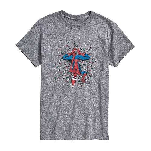 Click here for Mens Spiderman Graphic T-Shirt  4x-large  Gray prices