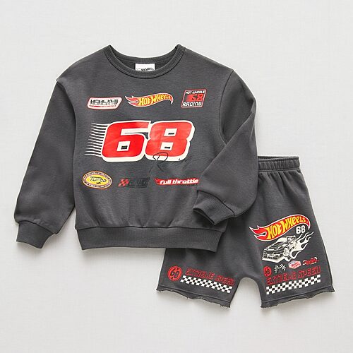 Click here for Grayson Little Toddler Boys Hot Wheels 2-pc. Short... prices