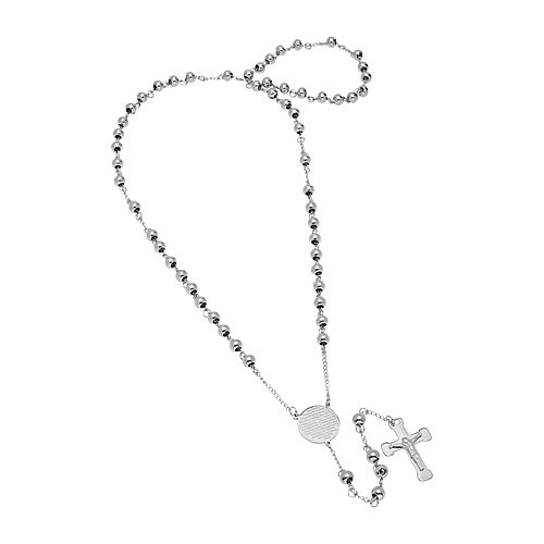 Click here for LordS Prayer Medallion Mens Stainless Steel 27 Inc... prices